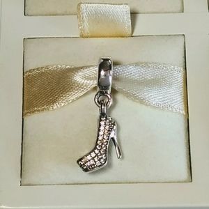 Pandora | Jewelry | Pandora Sparkling Stiletto Dangle Charm | Poshmark